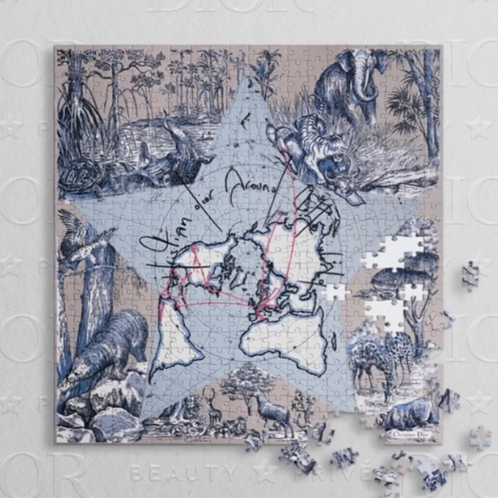 Dior | Games | Christian Dior Puzzle Around The World 50 Piece ...